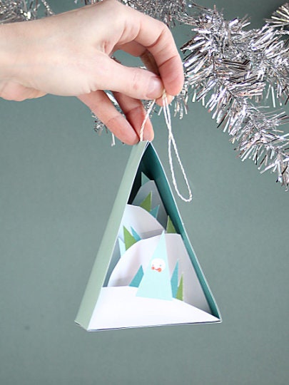 3D Christmas Ornaments #2 - 4 in a Set - Printable Paper Crafts ...