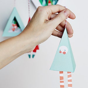 3D Christmas Ornaments #2 - 4 in a Set - Printable Paper Crafts ...