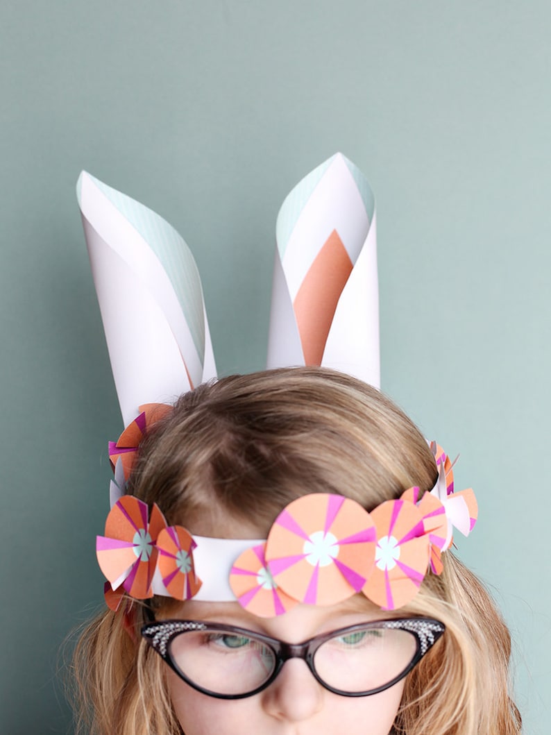 Bunny Ears Headband - Top Hat Headband - Easter Hats - Etsy