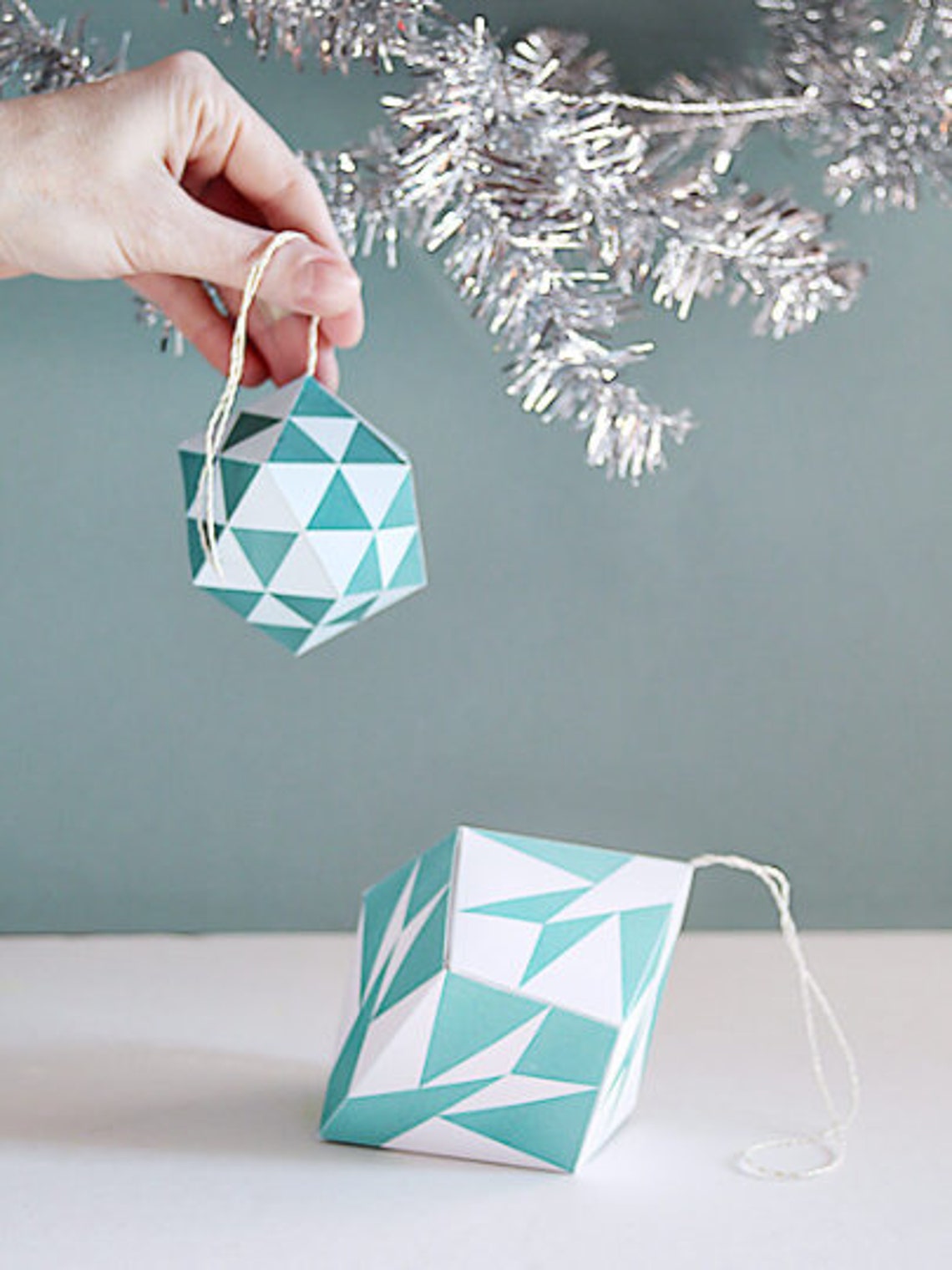 3D Christmas Ornaments #2 - 4 in a Set - Printable Paper Crafts ...