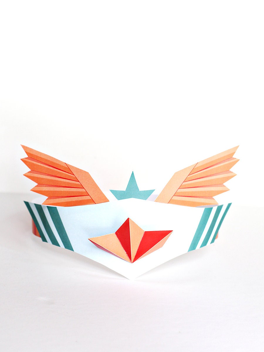 Paper Crown - Super Hero - Instant Paper Craft - Printable Paper ...