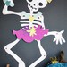 Dress up Skellie Skeleton - Poseable Paper Puppet - Halloween Wall ...