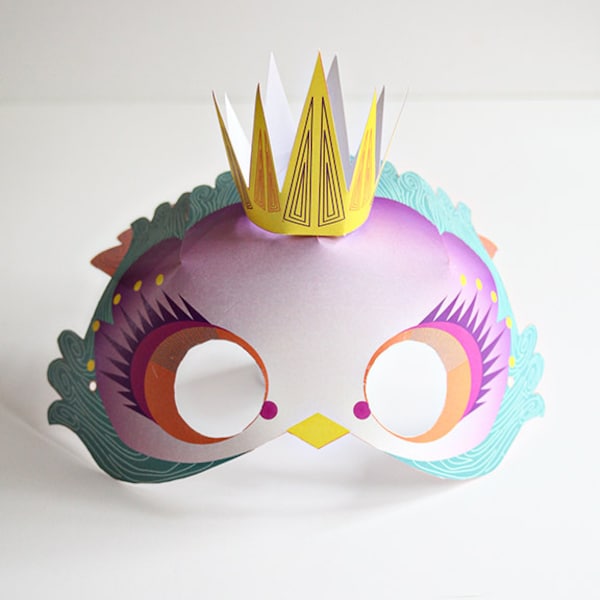 Princess Mask Printable - Etsy