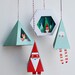 3D Christmas Ornaments #1 - 4 in a Set - Printable Paper Crafts ...