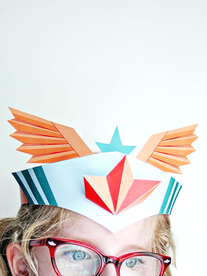 Paper Crowns - Modern Birthday Crowns - Instant Kids Paper Crafts ...