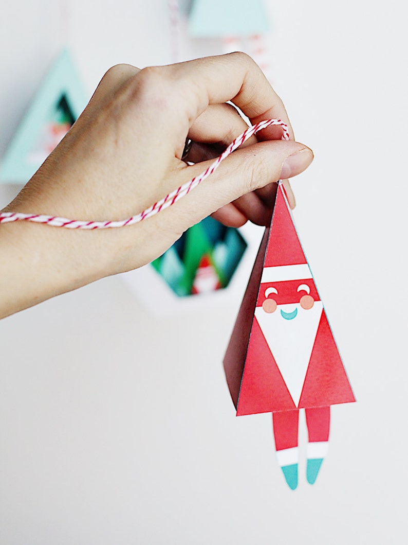 3D Christmas Ornaments #2 - 4 in a Set - Printable Paper Crafts ...
