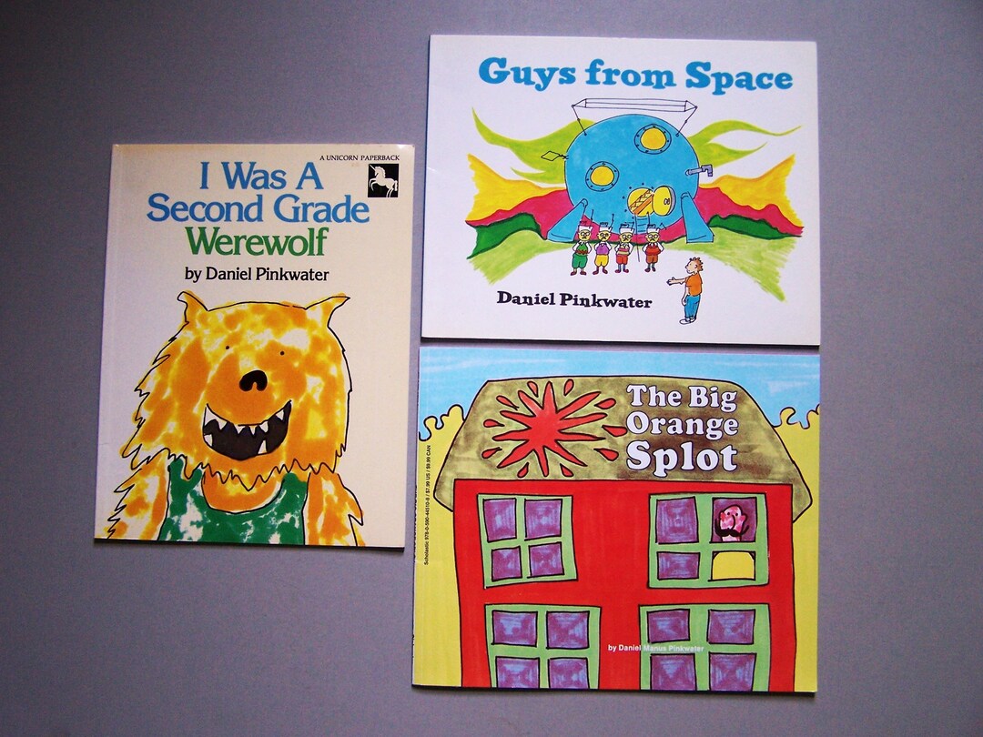 Daniel Pinkwater Book Collection Big Orange Splot Guys From Space I Was ...