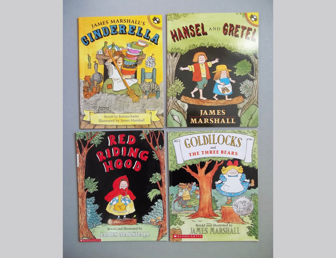 James Marshall Fairy Tale Collection Goldilocks and the Three Bears Red ...