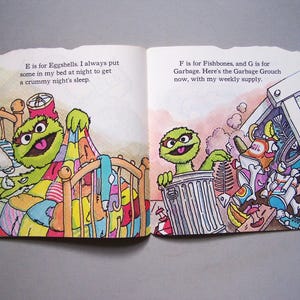 4 Sesame Street Books - Oscar the Grouch's Alphabet of Trash - Grover's ...