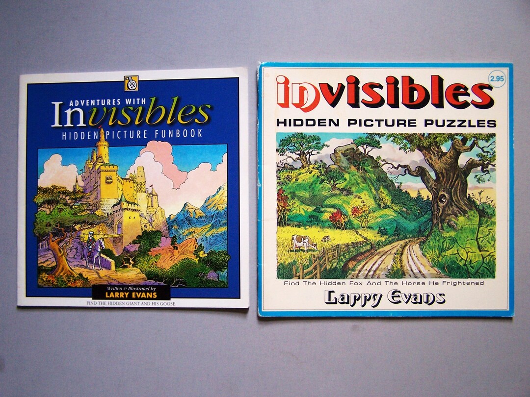 Hidden Picture Books - Adventures With Invisibles, Hidden Picture ...