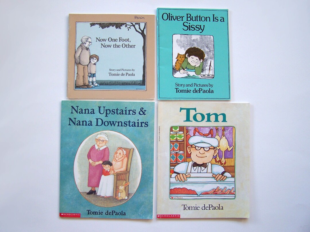 Tomie Depaola Book Collection - Oliver Button is a Sissy - Now One Foot ...