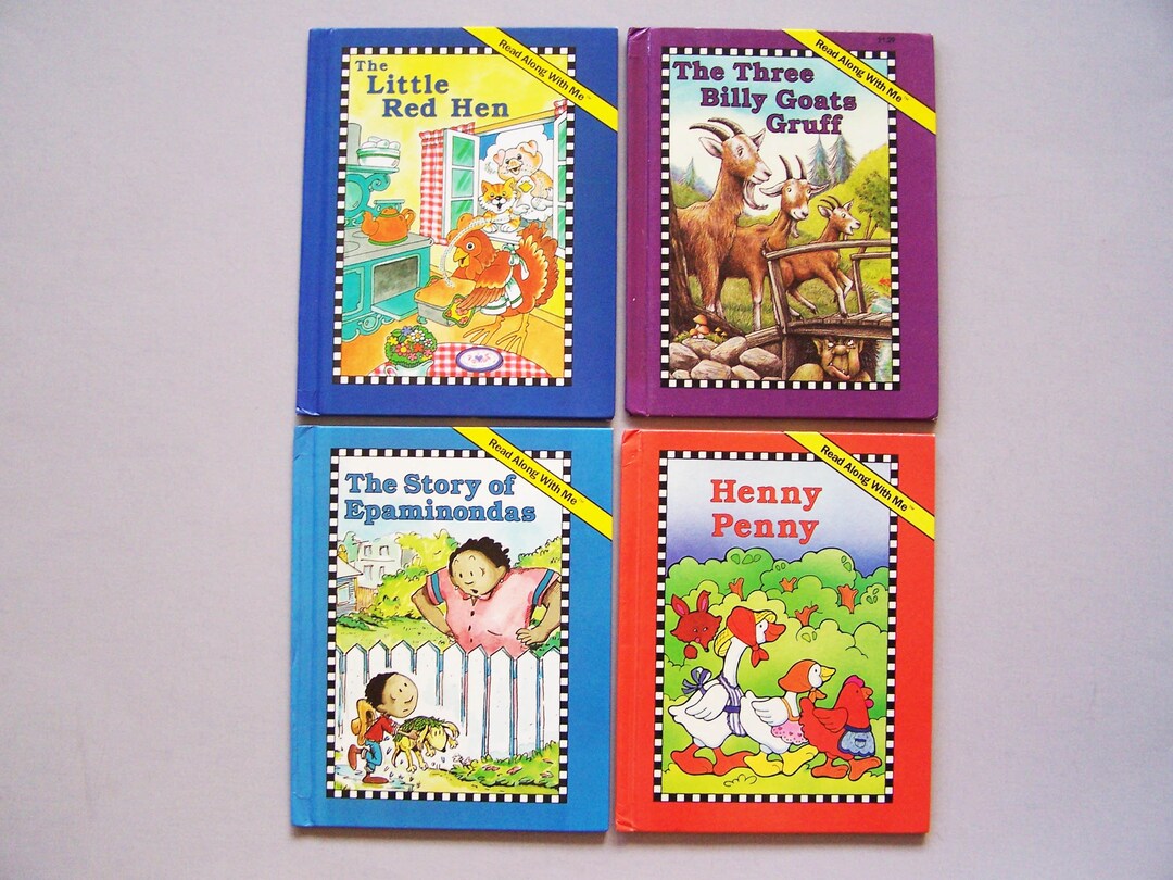 Read Along With Me - 4 Rebus Books for Children - Little Red Hen, Three ...