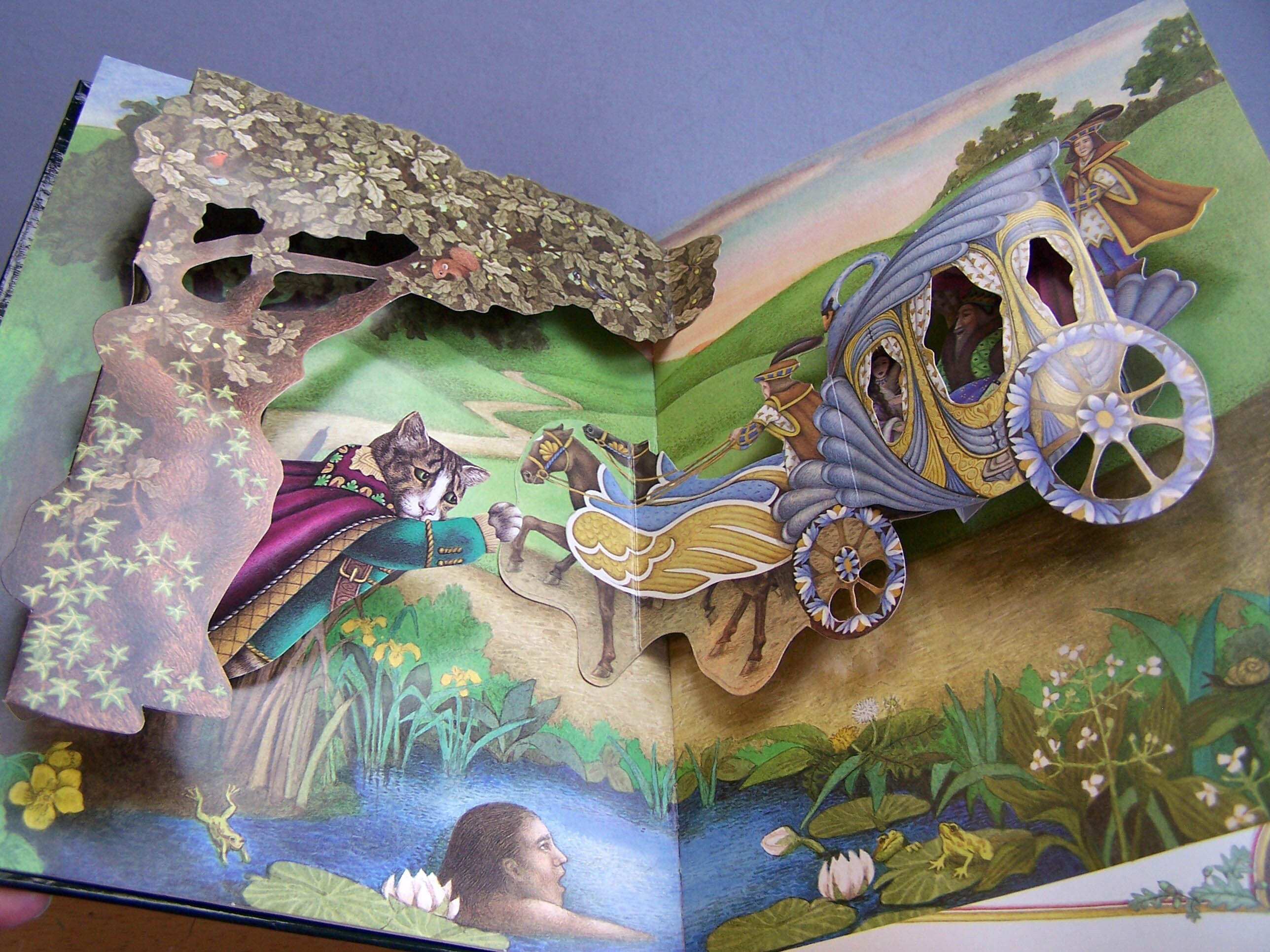 Puss in Boots Pop up Book by Nicola Bayley AND Sleeping Beauty by ...