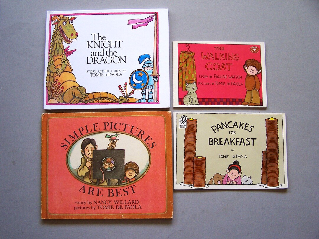 4 Tomie Depaola Books - the Knight and the Dragon - AND - the Walking ...