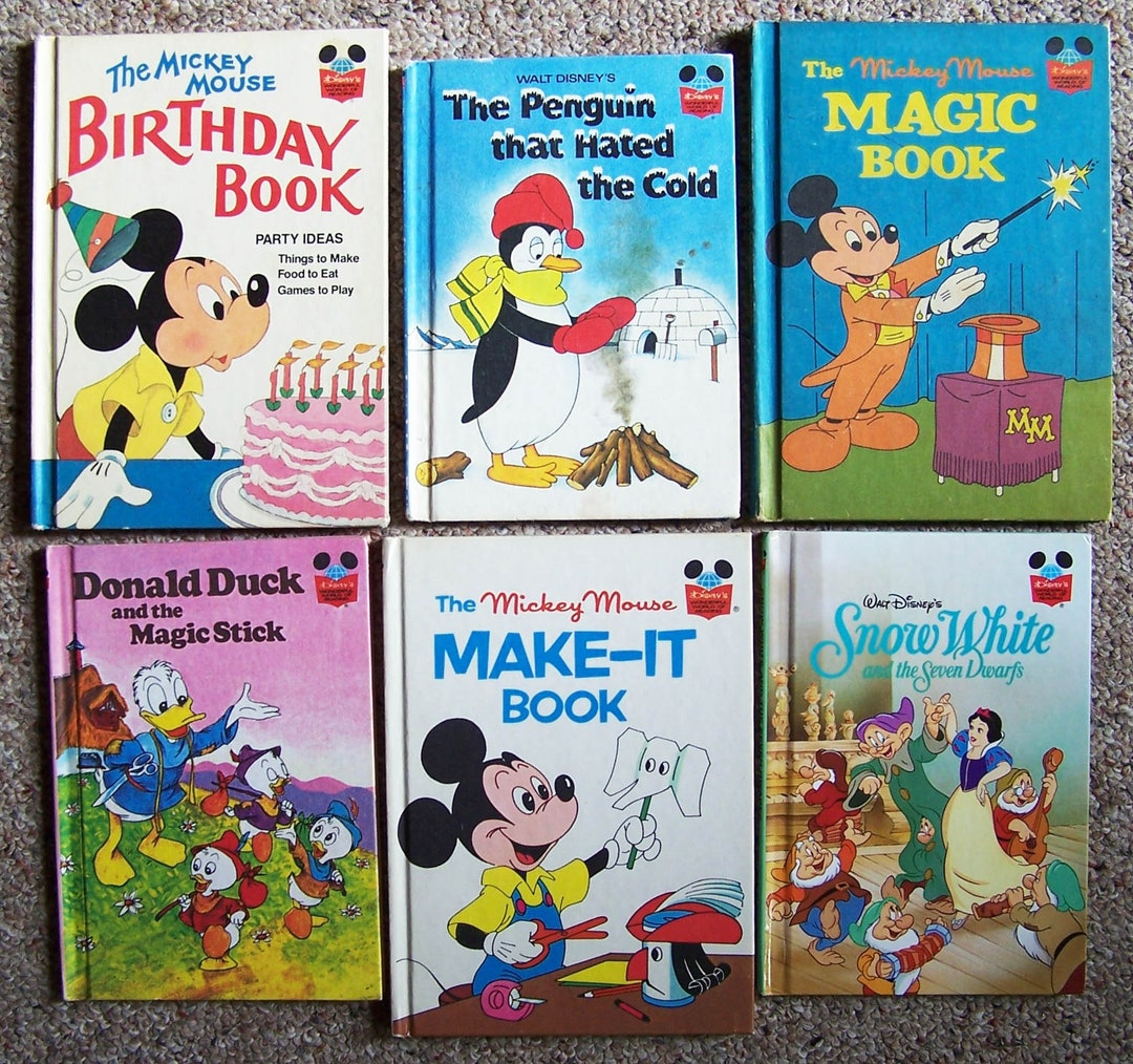 6 Disney Wonderful World of Reading Children's Books - Donald Duck and ...