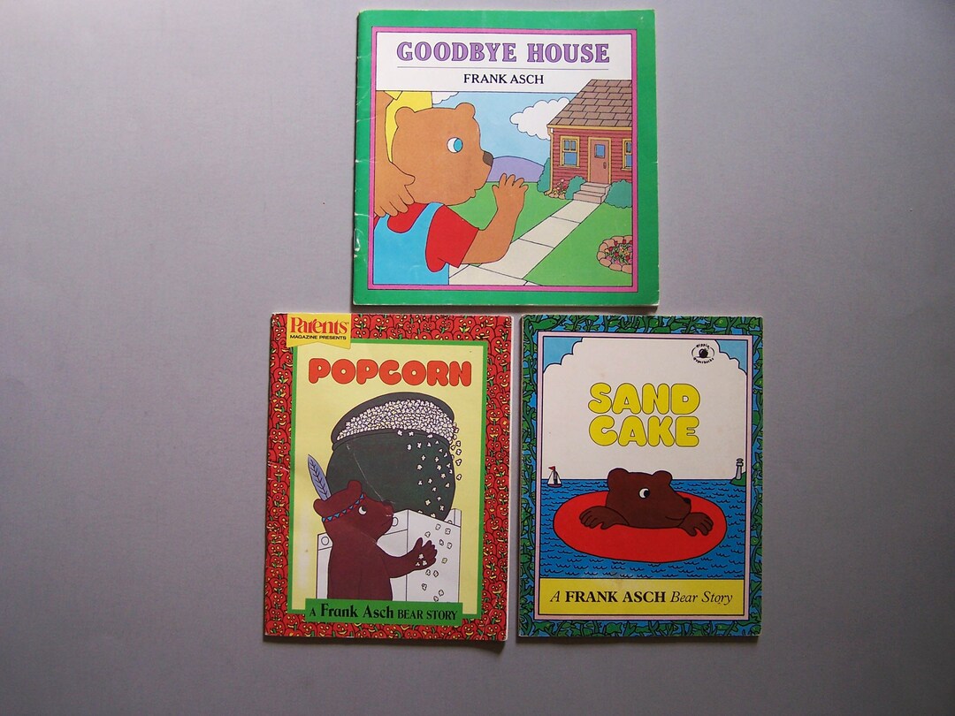 3 Frank Asch Books, One Author Signed - Popcorn - AND - Goodbye House ...