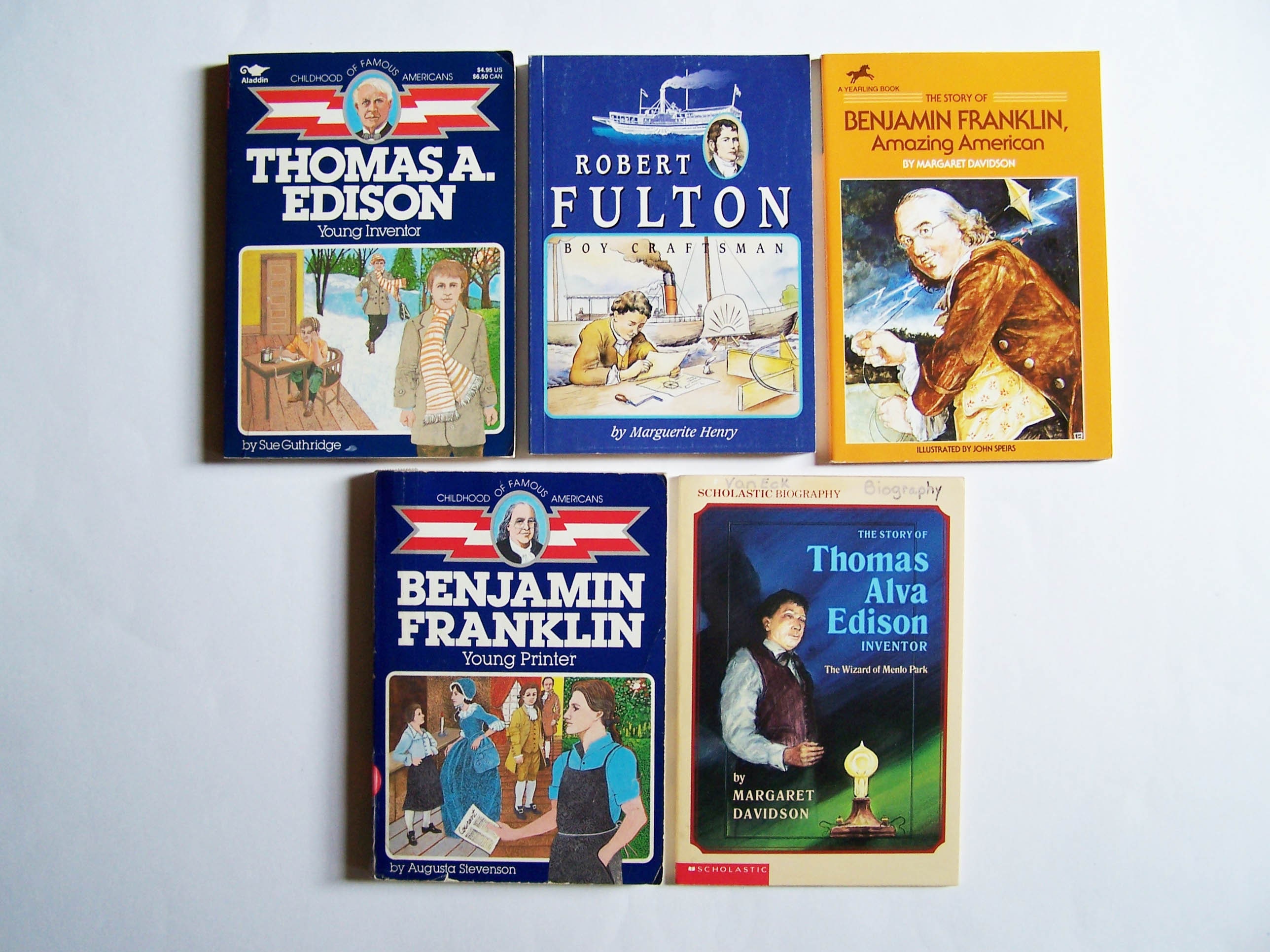 Young Thomas Edison Book