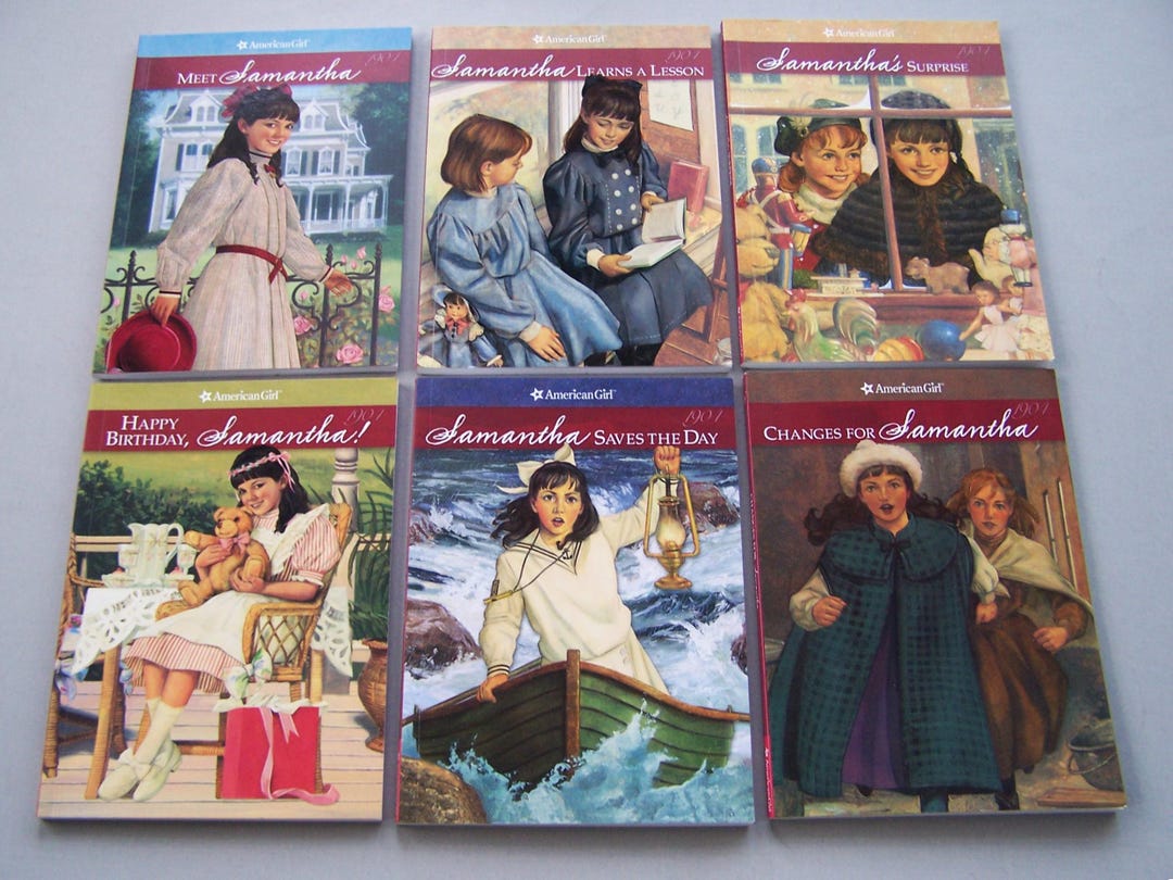 Set of 6 American Girls Historical Fiction Books - Meet Samantha ...