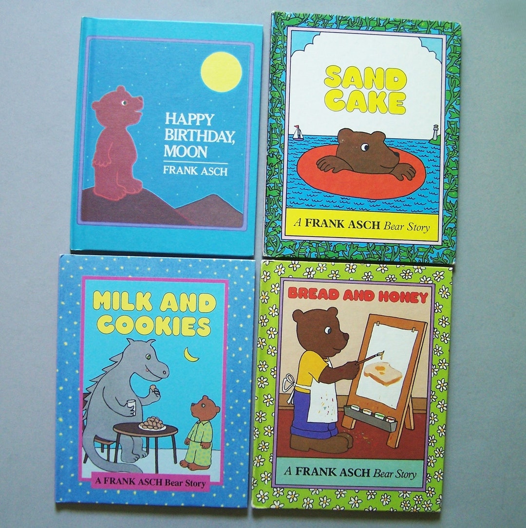 1980s Frank Asch Book Collection - Happy Birthday Moon, Sand Cake, Milk ...