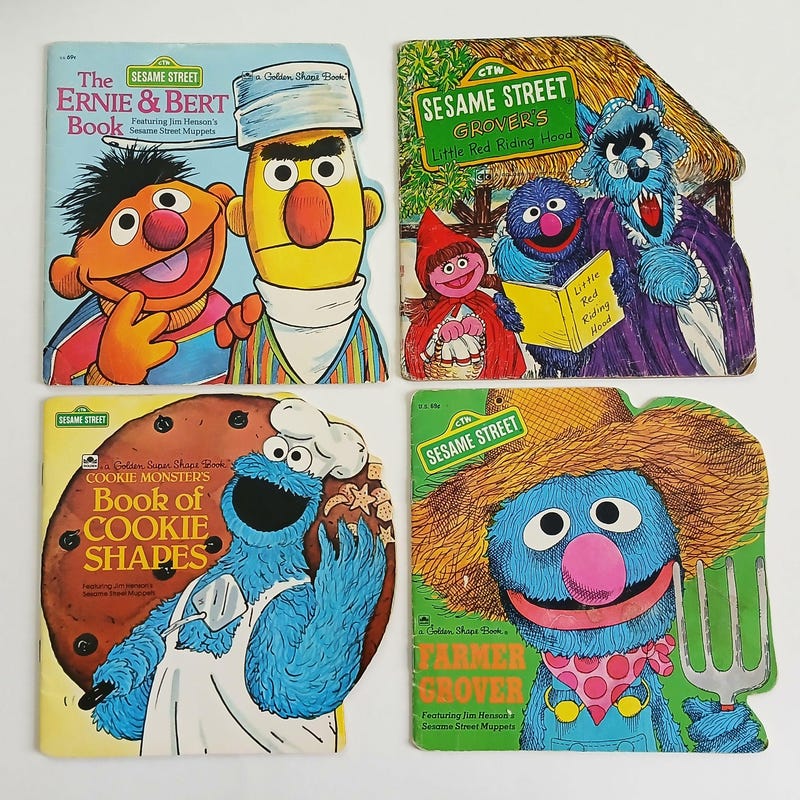 Bert and Books - Etsy