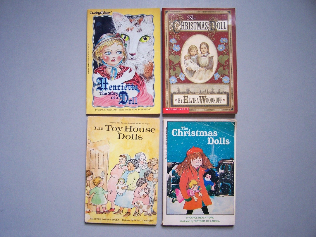 4 Vintage Doll Stories the Toy House Dolls the Christmas Doll Henriette ...