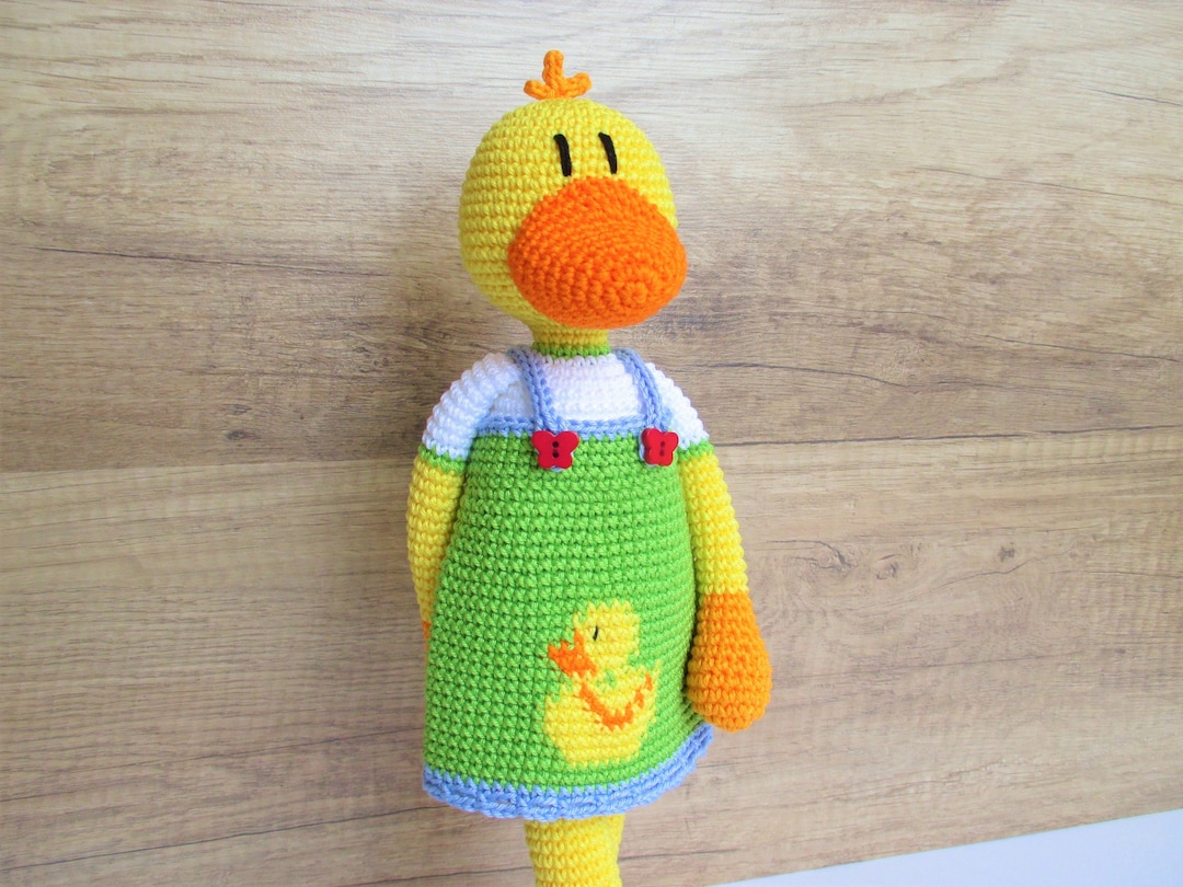 Emely Ente - Häkelanleitung Englisch - crochet pattern - pdf pattern ...
