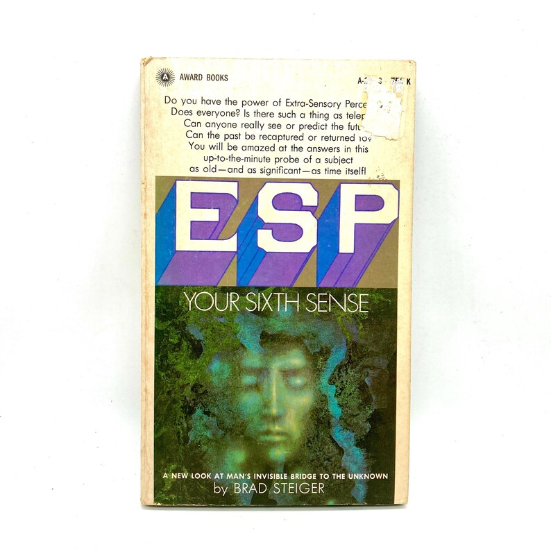Steiger, Brad "esp, Your Sixth Sense" [award Books, 1966] 1st Printing ...