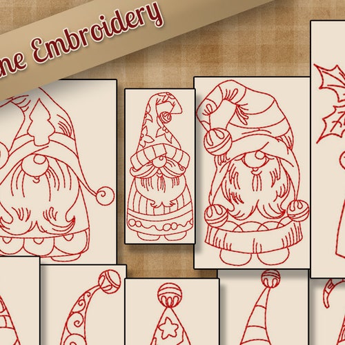 Redwork Snowman Christmas Holiday Machine Embroidery Designs - Etsy