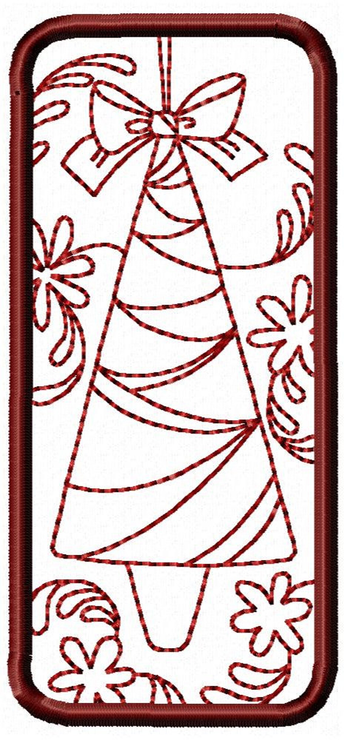 Redwork Holiday Swirls Machine Embroidery Patterns / Designs - Etsy