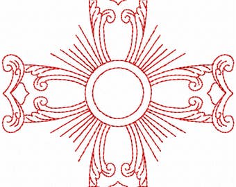 Redwork Faith & Devotions No. 3 Machine Embroidery | Etsy