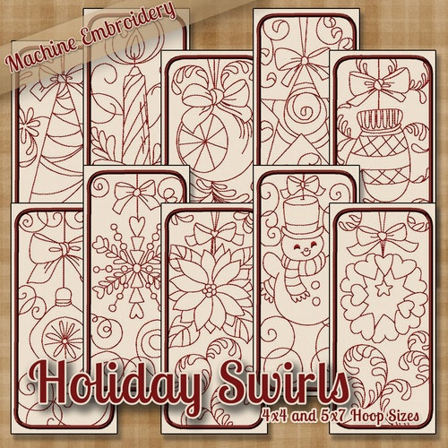 Redwork Snowman Christmas Holiday Machine Embroidery Designs - Etsy