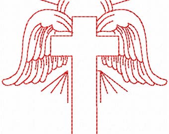 Redwork Faith & Devotions No. 3 Machine Embroidery - Etsy