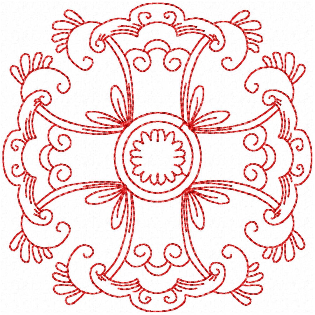 Redwork Faith & Devotions No. 1 Machine Embroidery Design/Christian ...