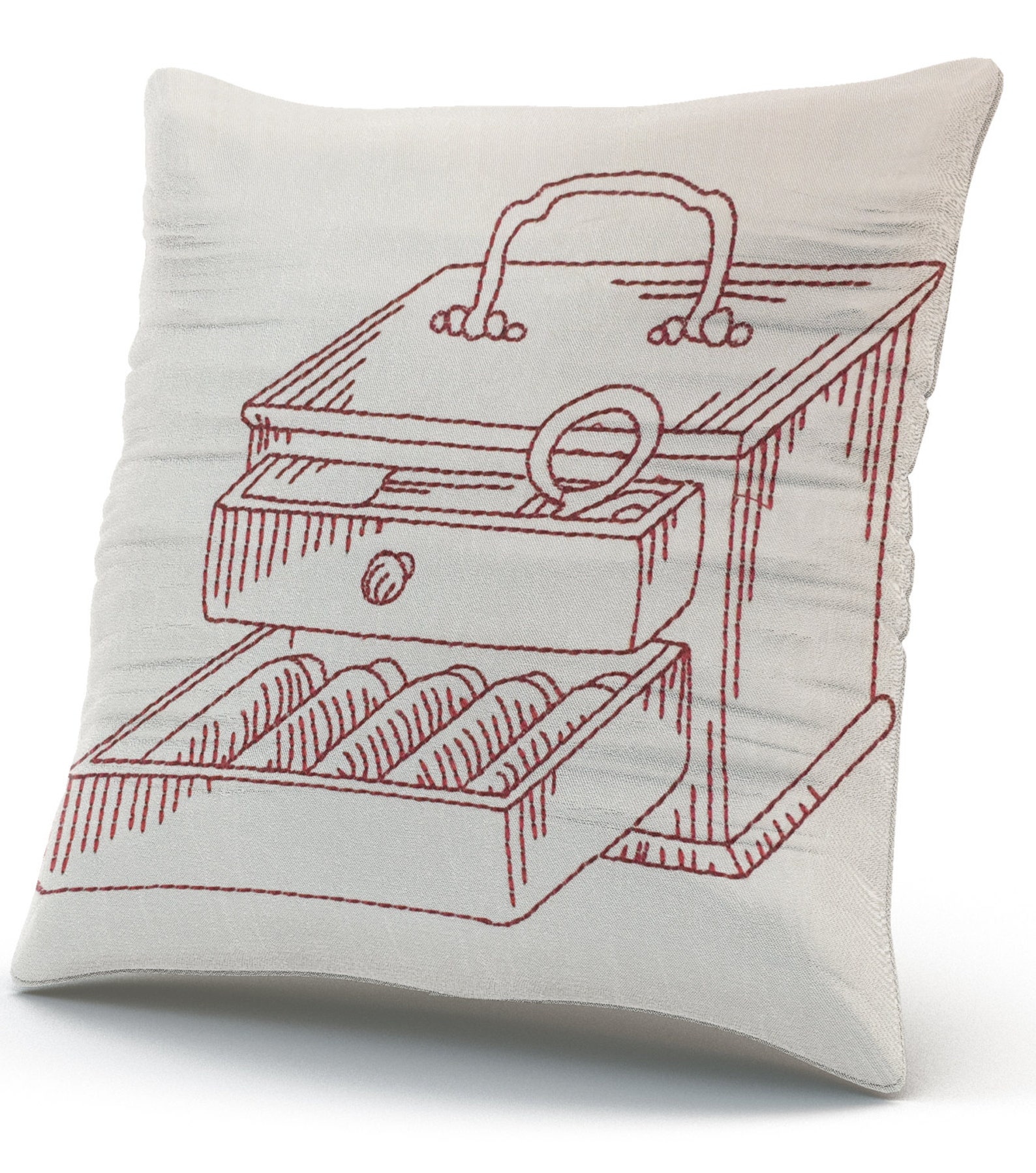 Redwork Sewing Boxes Machine Embroidery Patterns / Designs 4x4 | Etsy