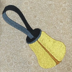 Handbell Machine Embroidery Pattern - 4 Sizes Included - INSTANT ...