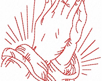 Christian Symbols Redwork Machine Embroidery Design - Etsy