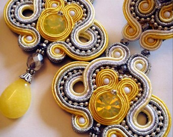 DIY Tutorial Soutache: Frida Earrings | Etsy