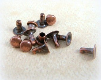 Copper rivets | Etsy