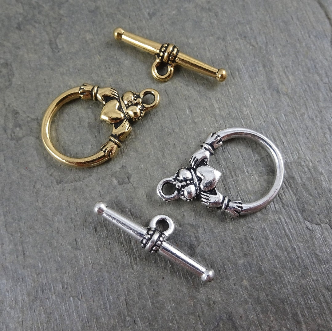 Celtic Toggle Clasp Tierracast Claddagh Toggle Clasp Claddagh Clasp ...