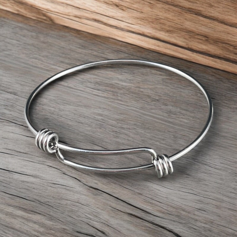 Stainless Steel Bangle - Etsy