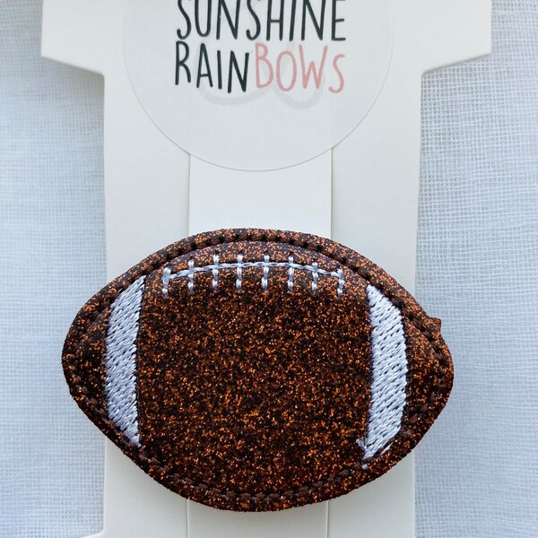 Football Hair Clip Svg - Etsy