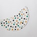 Organic Baby Drool Bib Blue Dots Organic Baby Bib Organic - Etsy