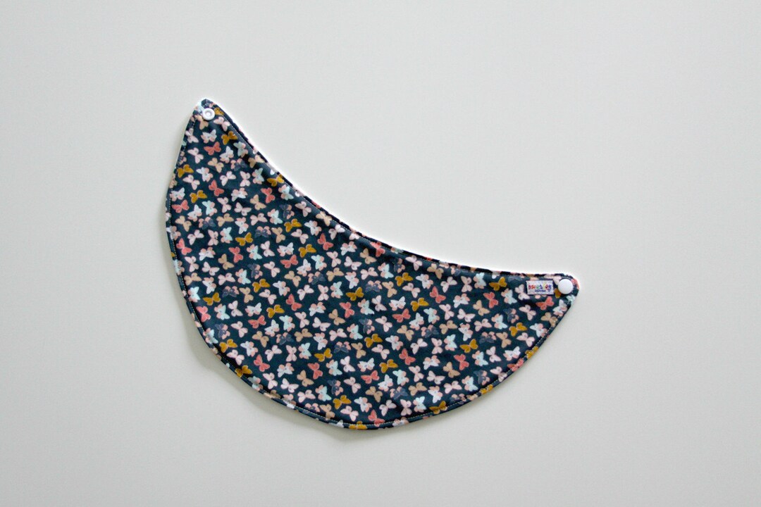 Baby Drool Bib. Colorful Butterflies. Dribble Bib. Bandana Bib. Hipster ...