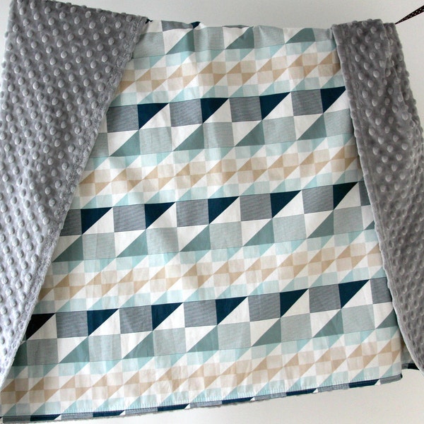 Geometric Blanket - Etsy