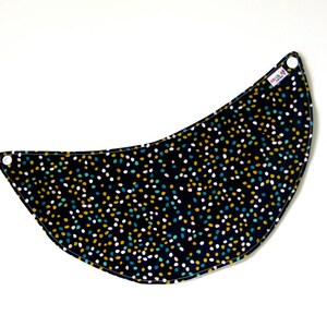 Organic Baby Drool Bib, Firefly Dots Multi,organic Baby Bib, Organic ...