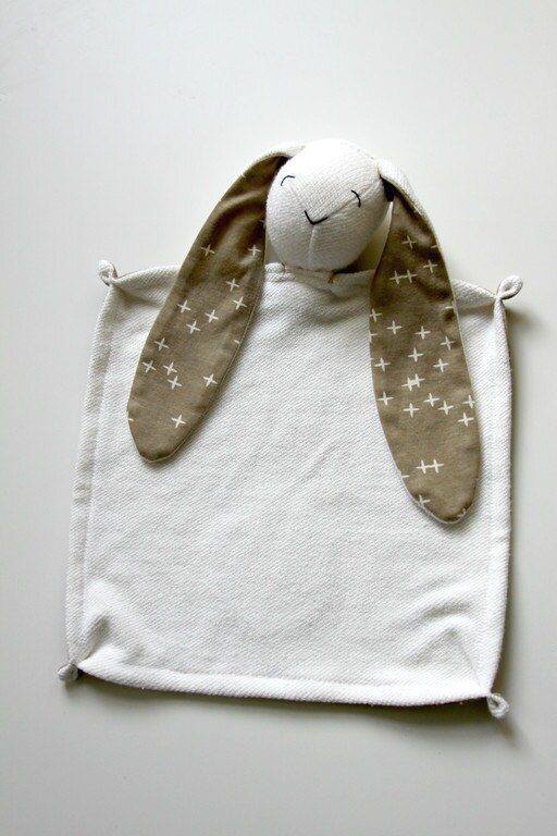 Organic Lovey. Bunny Lovey. Animal Lovie. Gray Wink. Security | Etsy