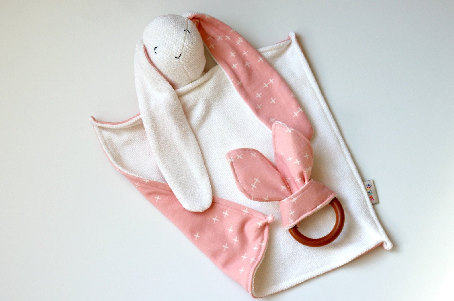 Organic Lovey. Bunny Lovey. Animal Lovie. Pink Wink. Security | Etsy