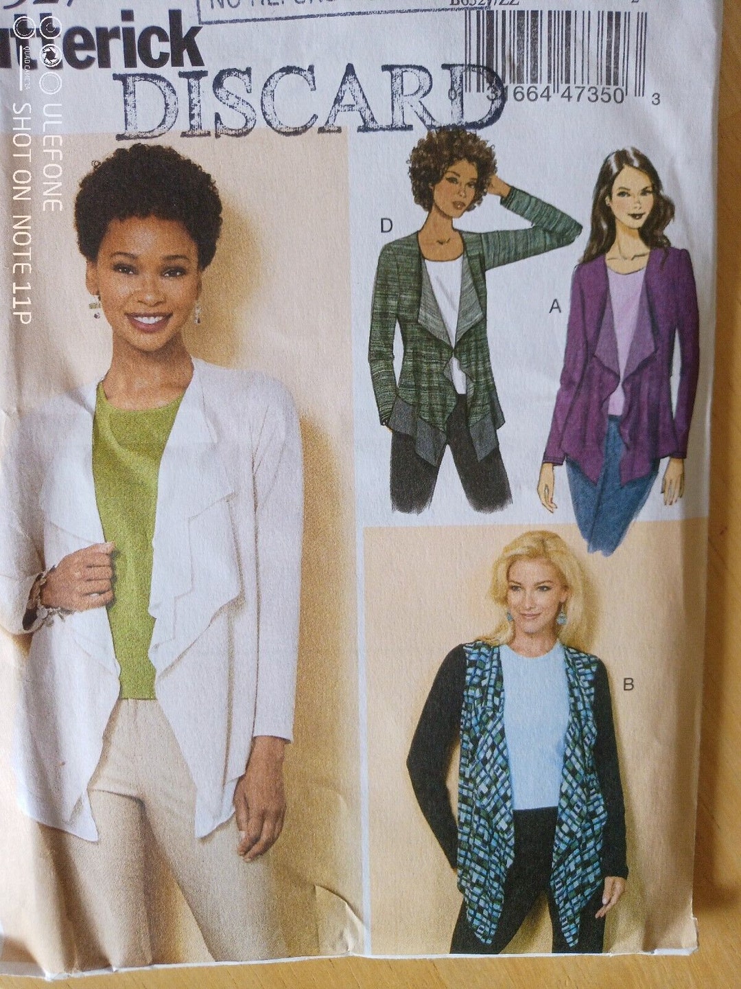 Misses' JACKET-4 Views-butterick Sewing Pattern - Etsy