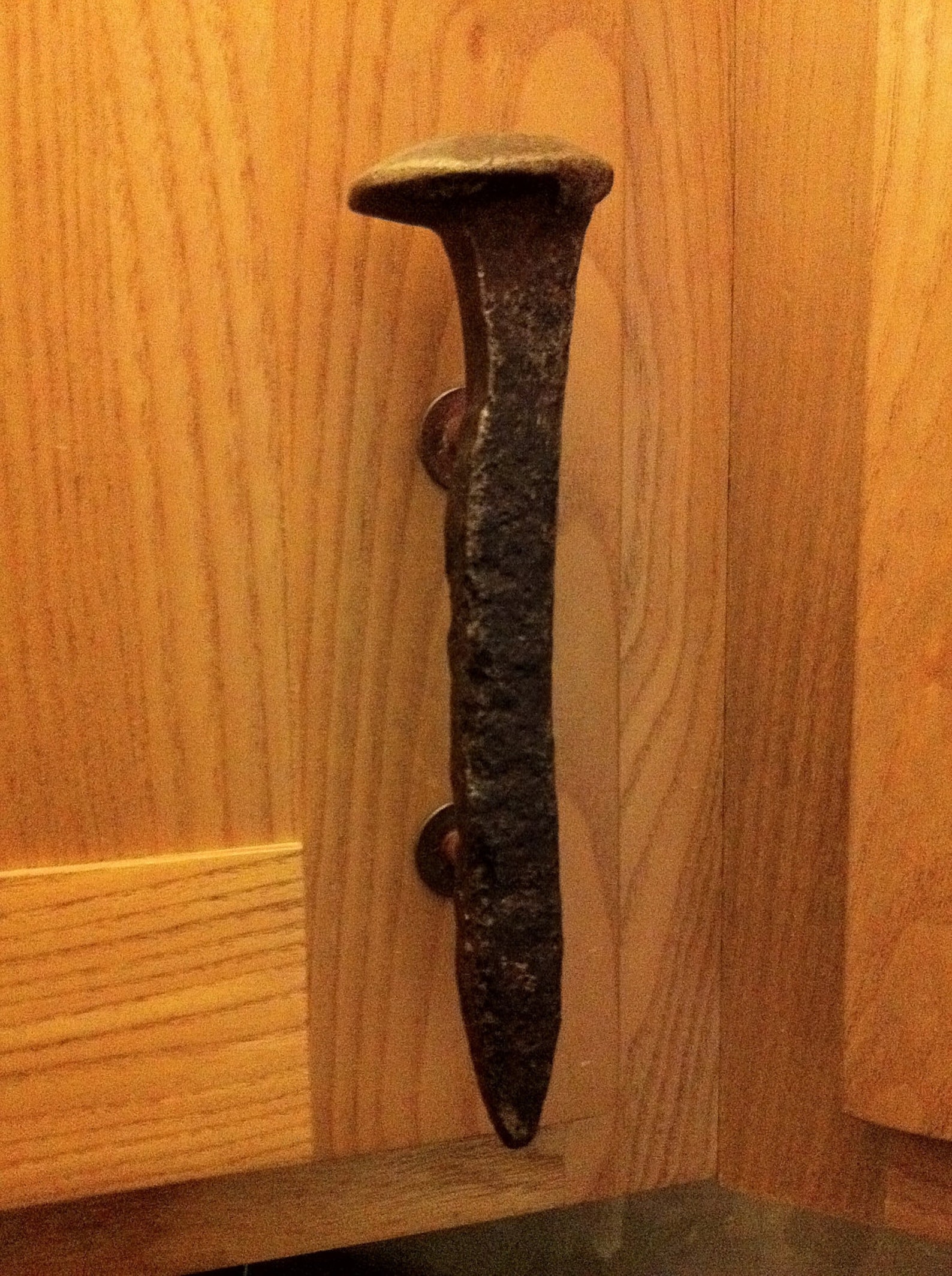Railroad Spike Handle left Handed - Etsy