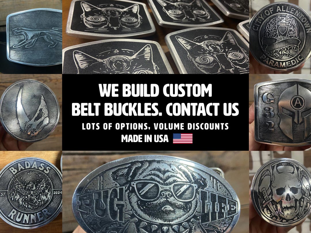 Design Your Own Personalized Belt Buckle, With Your Unique and Custom ...